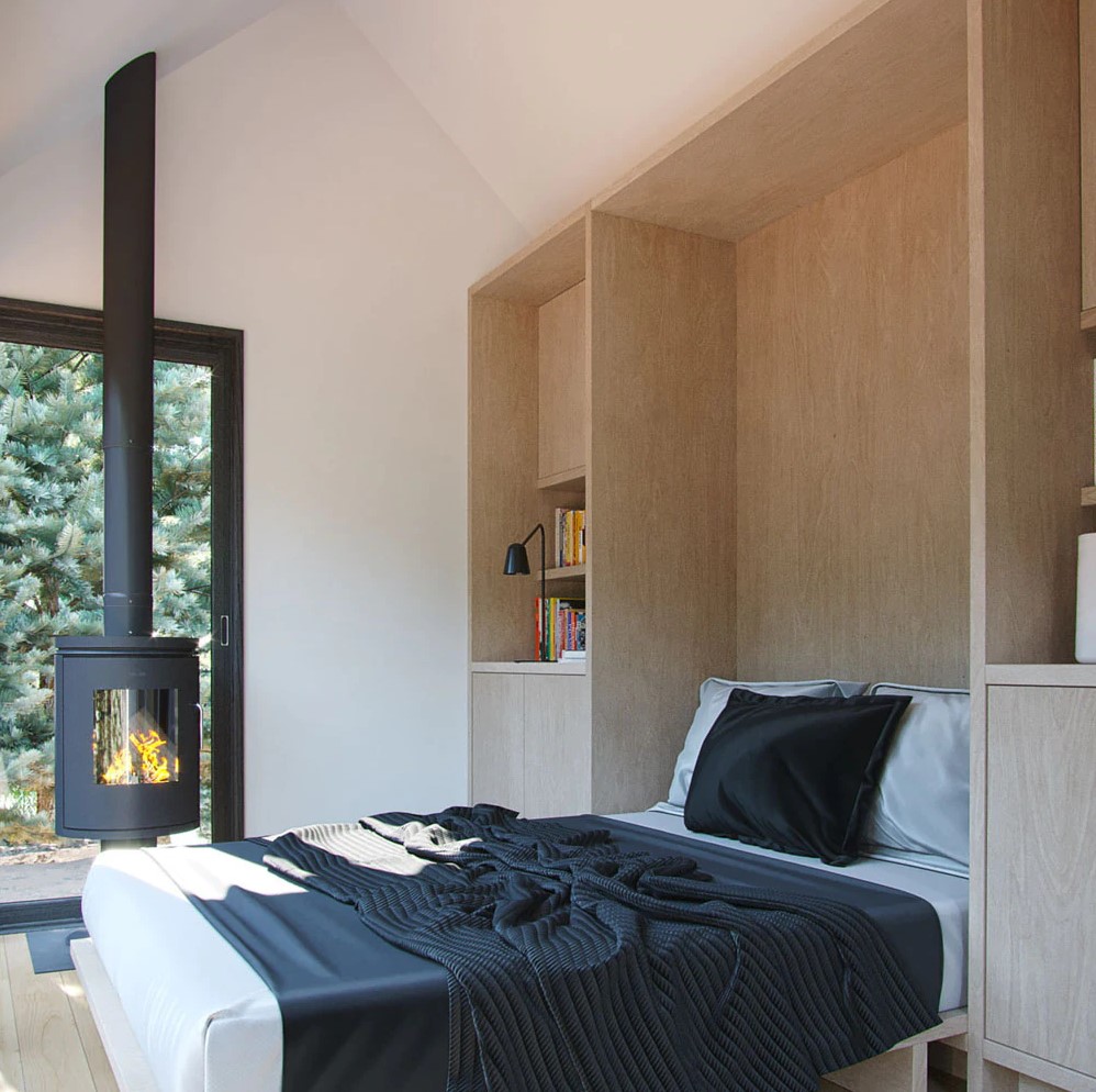 144 Square Foot Scandinavian Cabin Plans