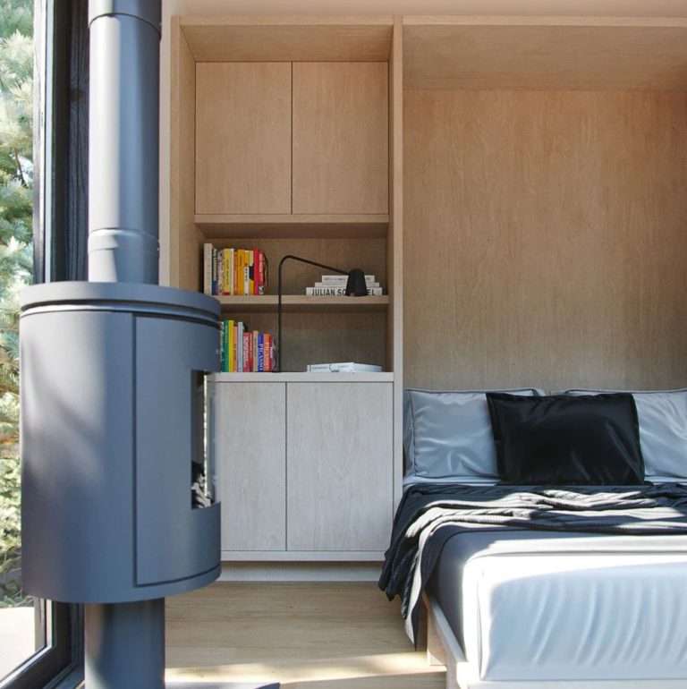 144 Square Foot Scandinavian Cabin Plans