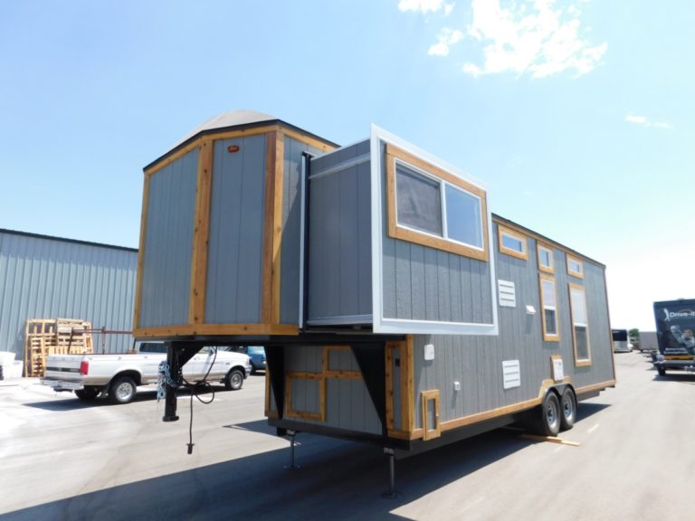 Tiny House Toy Hauler RV: A Tiny House on Wheels with a Garage!