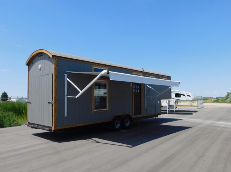 Tiny House Toy Hauler RV: A Tiny House on Wheels with a Garage!