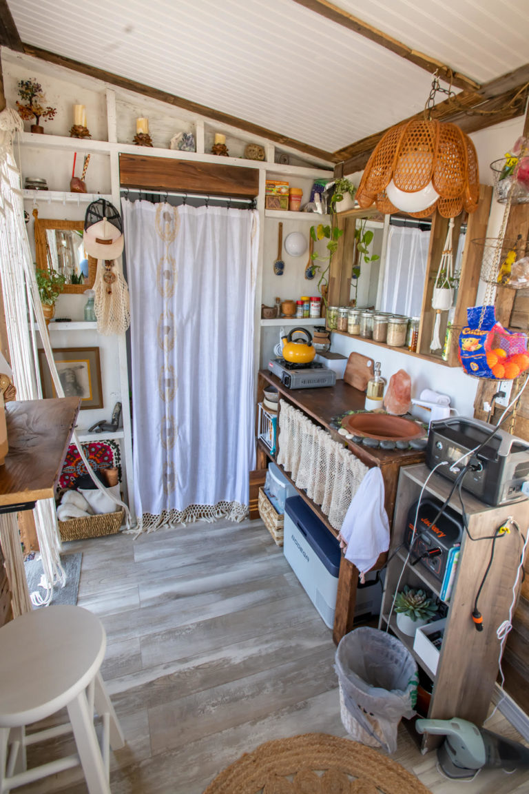 Her Tool Shed Turned Tiny Cabin in Florida