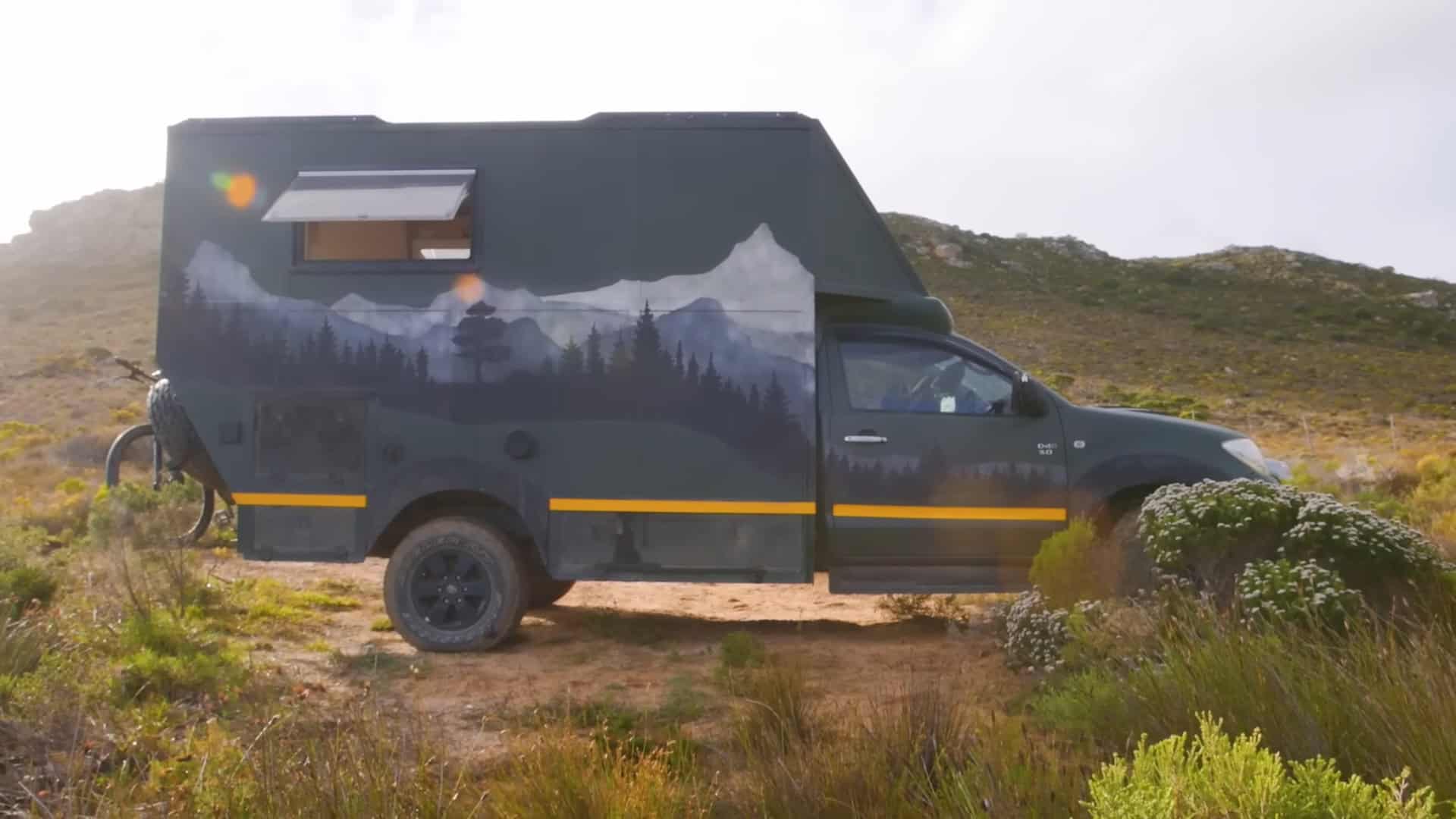 His Custom Toyota Truck Camper