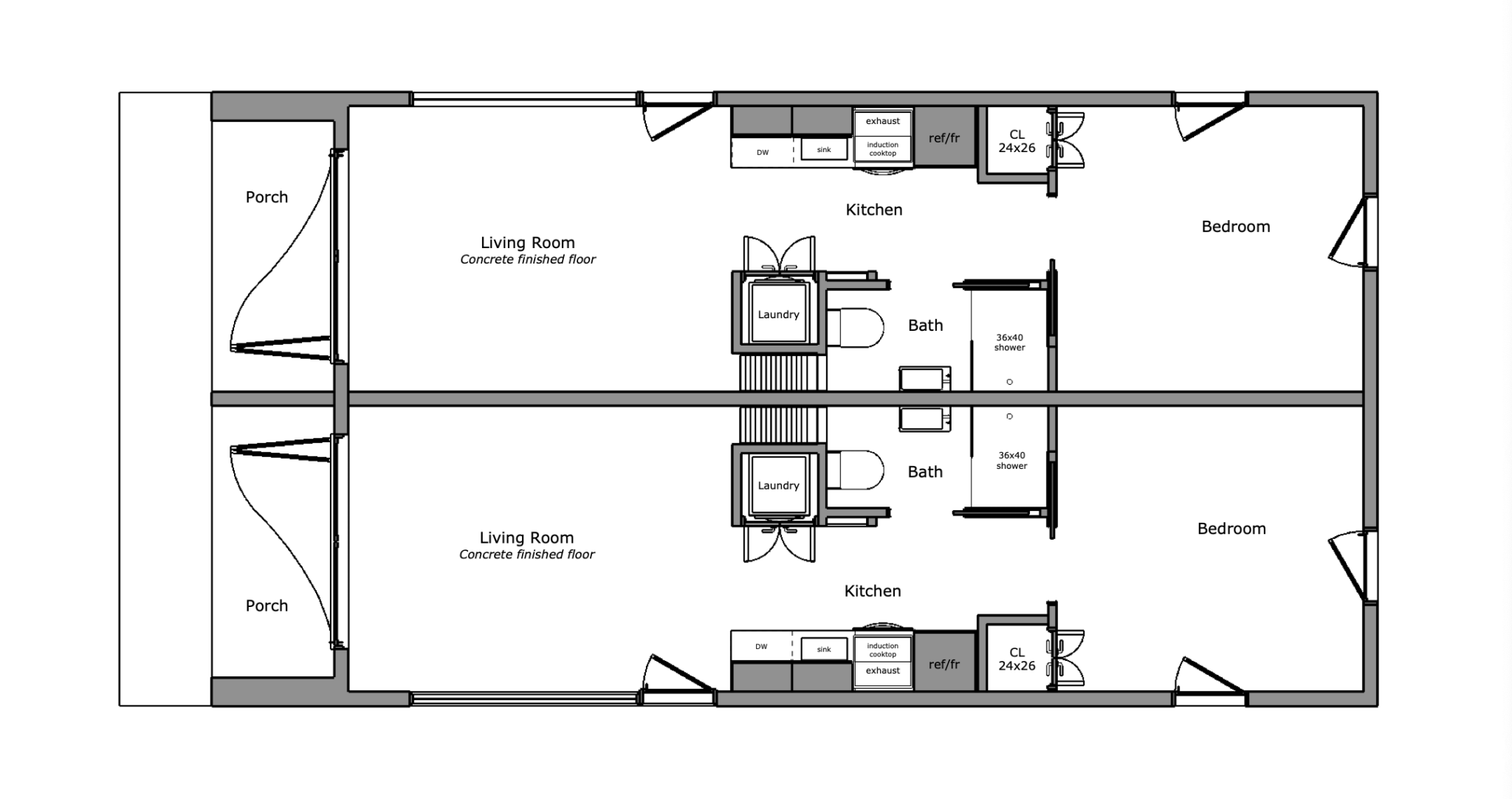Two Tiny Homes in One with this Duplex Cabin