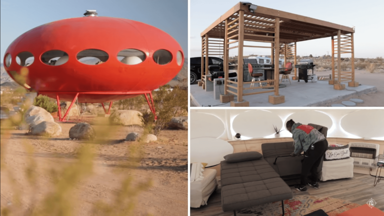 UFO Tiny House in Joshua Tree: Area 55