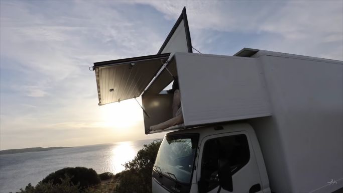 Unfolding Box Truck Goes from Stealthy to 350 sq. ft. Motorhome