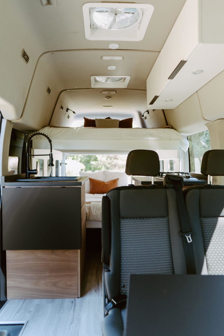 Van Build With 4-Seats And Two Beds!