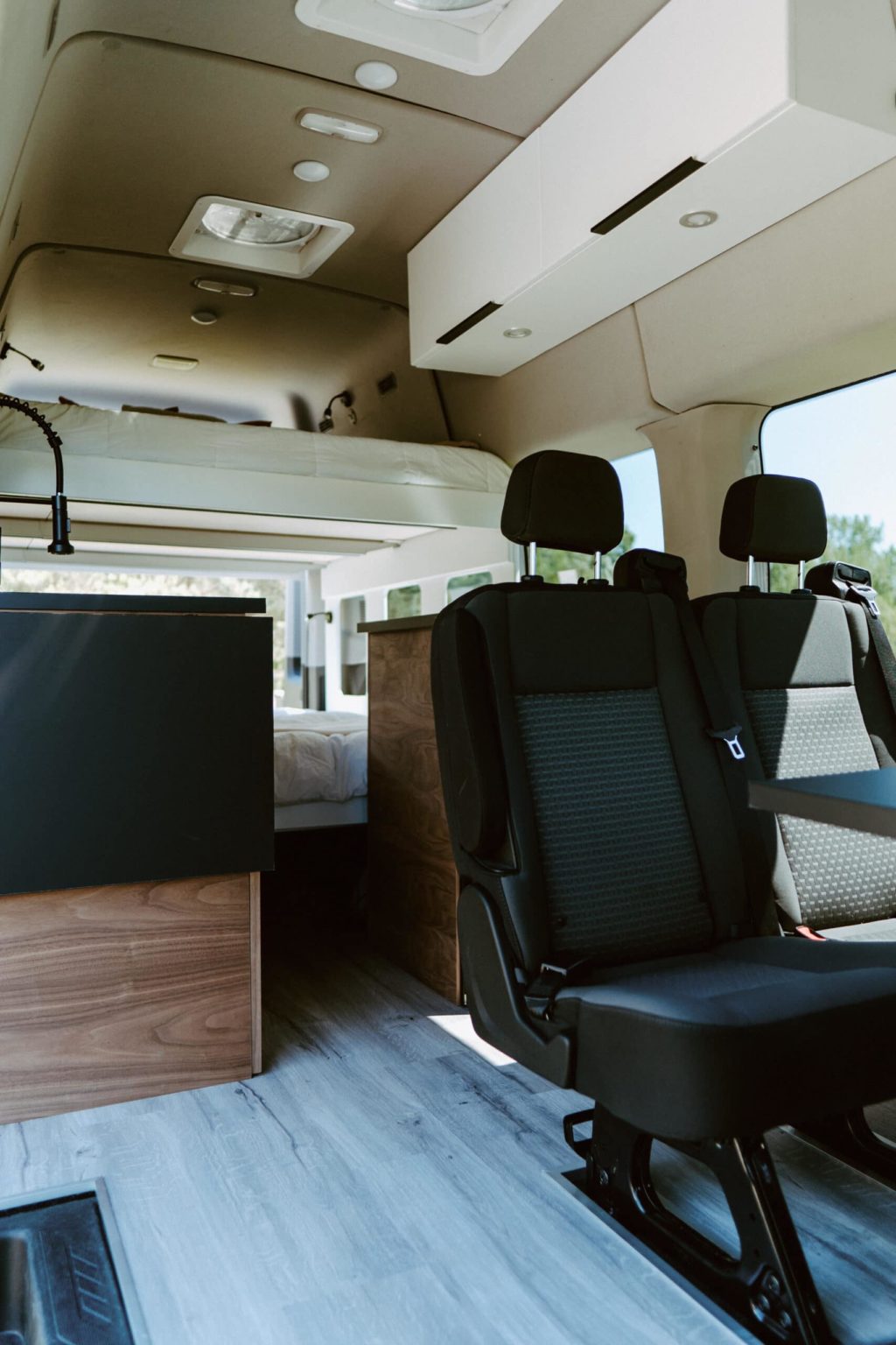 Van Build With 4-Seats And Two Beds!