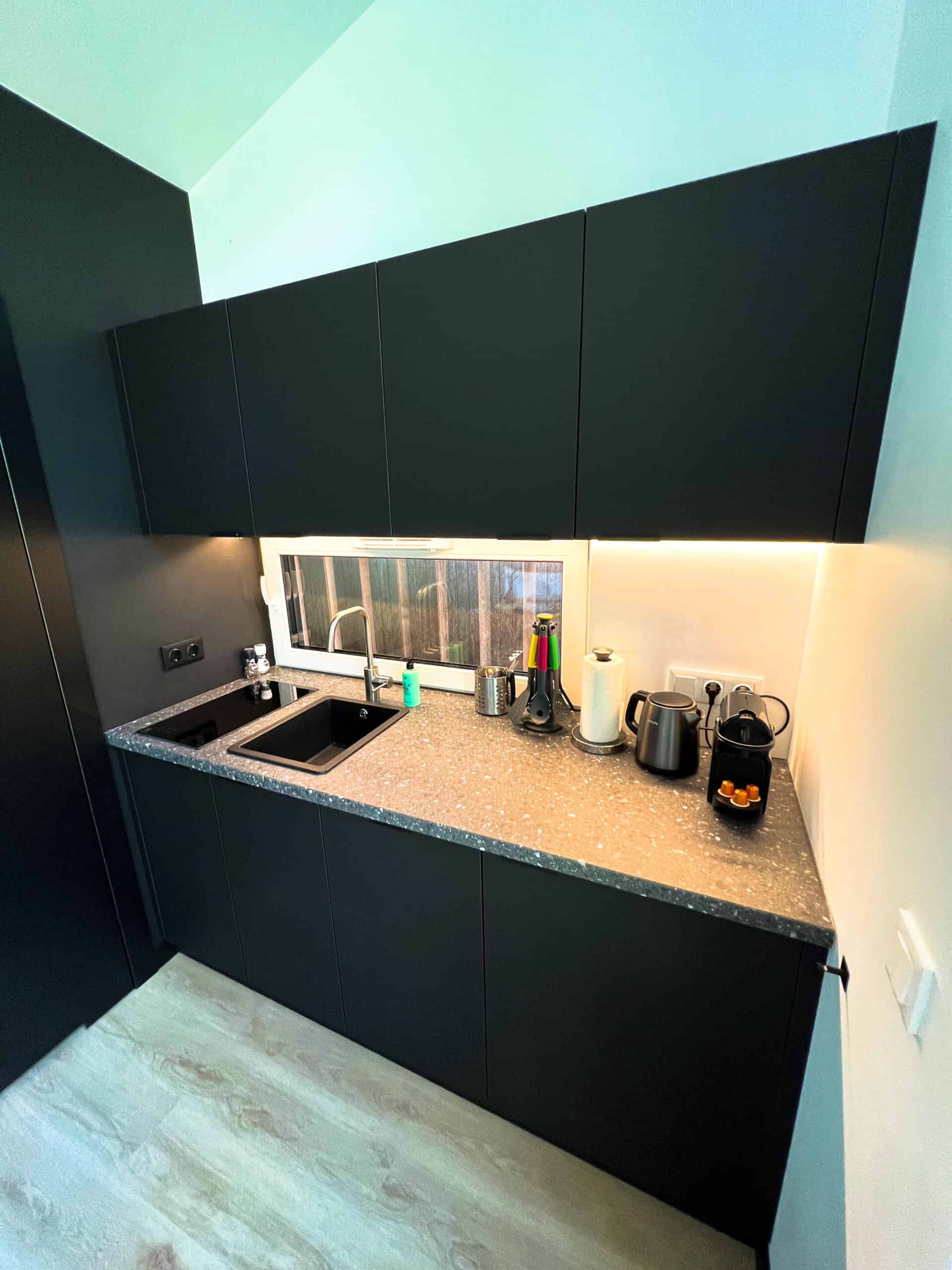 Vista Tiny House: 299 Sq Ft Studio-Style Design with Wall of Windows ...