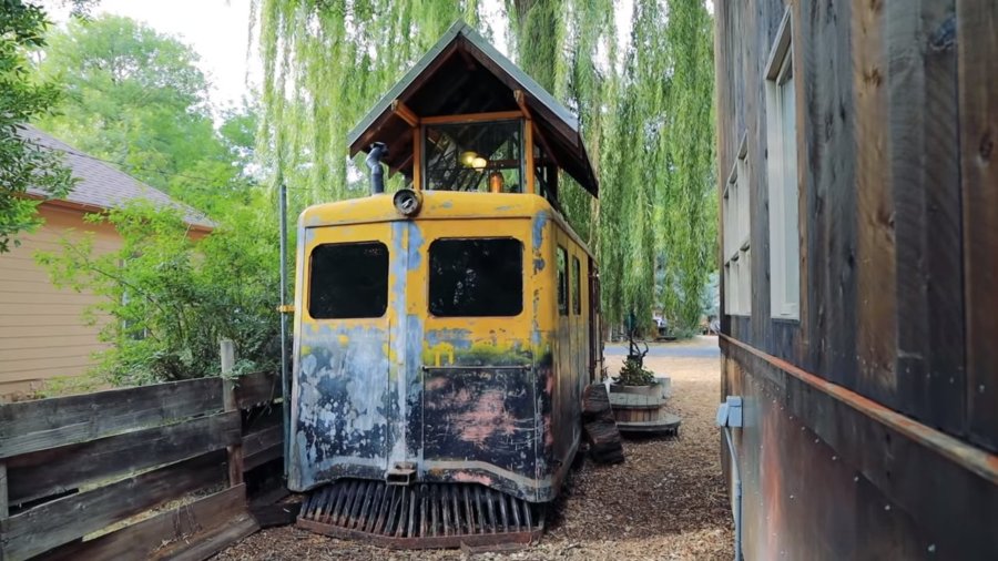 World War 2 Railway Train Car Turned Tiny House