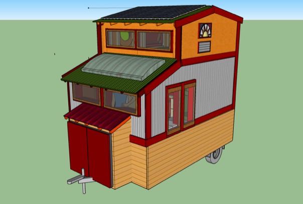Gary Wagoner’s 8×12 ROOST Tiny House