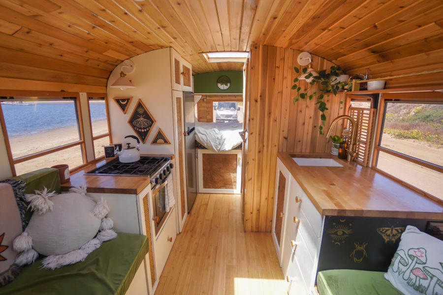When They Couldn’t Backpack, They Built a Bus Home