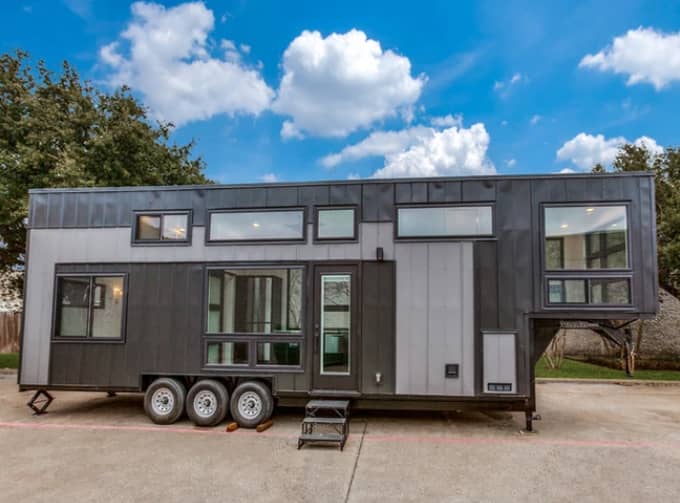 Fancy Tiny House With Bedroom And Wardrobes