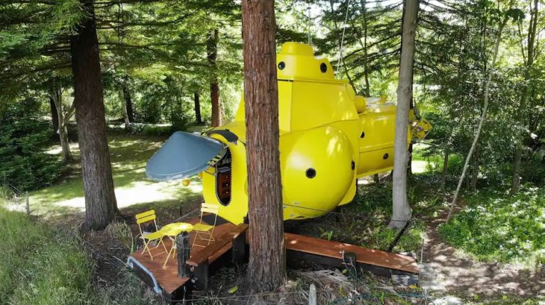 They Turned A Submarine Into A Cabin In The Woods