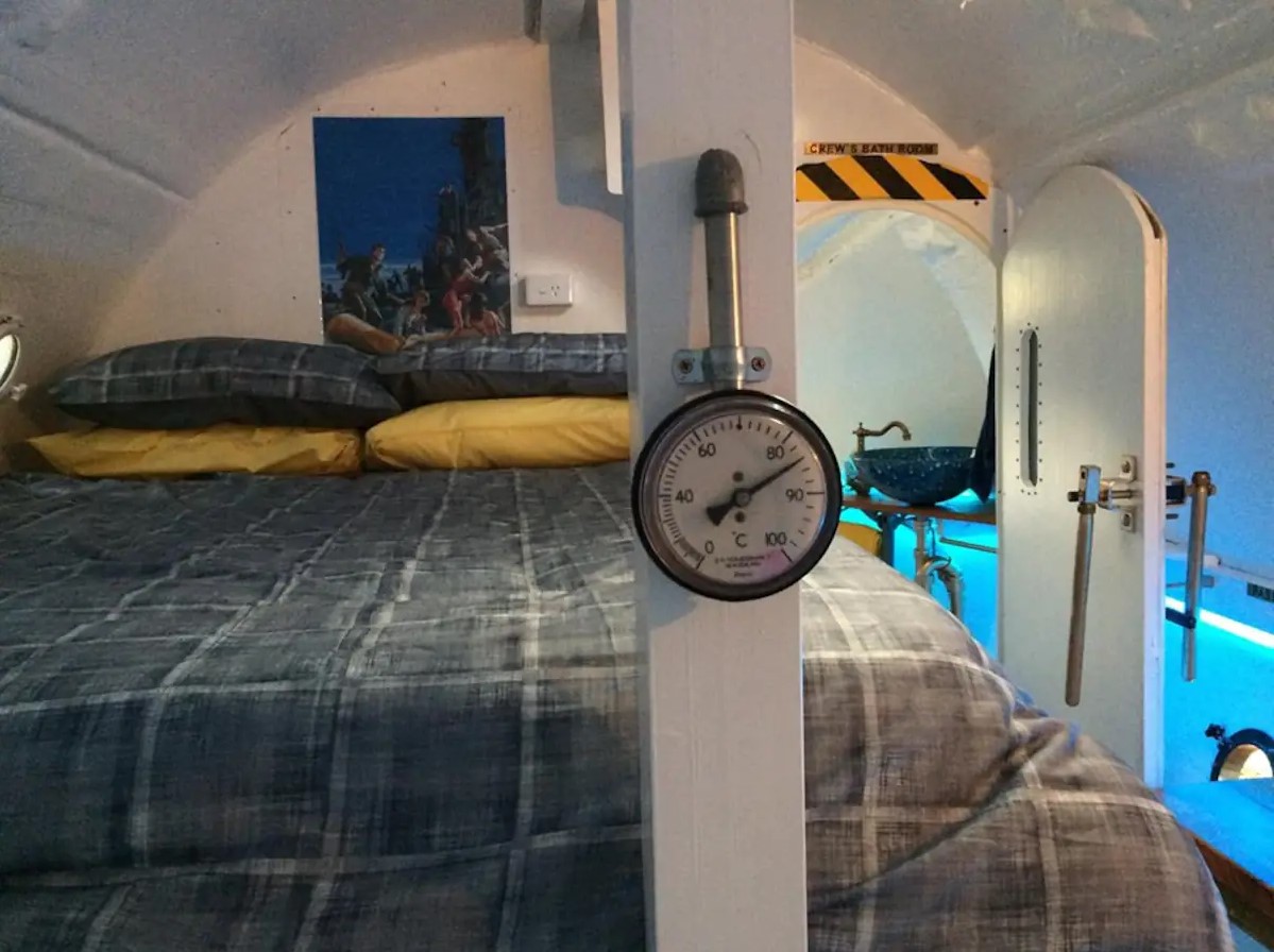 They Turned A Submarine Into A Cabin In The Woods