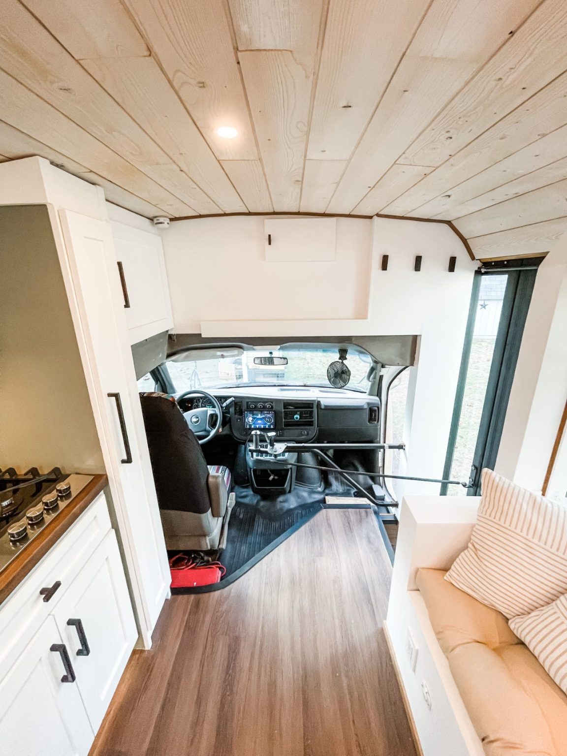 Yoga Teacher’s DIY 4-Window Skoolie