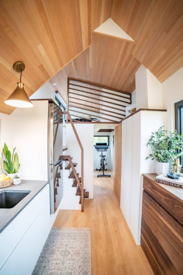 Her Modern Health And Fitness Tiny House