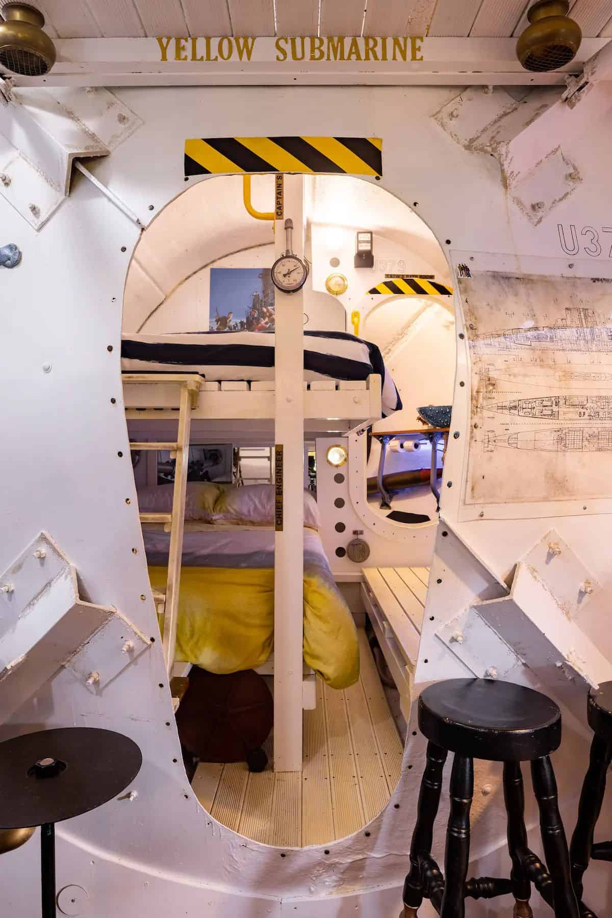 Yellow Submarine Tiny House in New Zealand