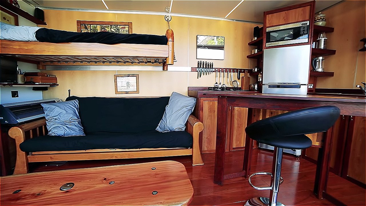 Boat Builder’s 20′ Shipping Container Tiny Home