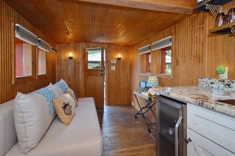 1926 Caboose Tiny House with Bathroom Depot in North Carolina