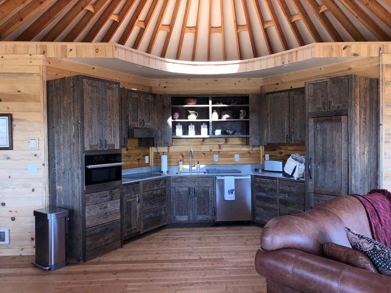 Epic Yurt on Stilts Bordering Flathead Lake, Montana