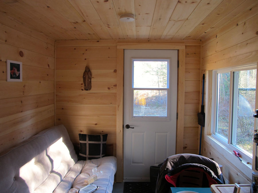 Simple Living in a Tiny Cabin on an Island