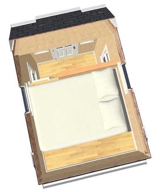 Jason McQueen's 8x12 Tiny House Design