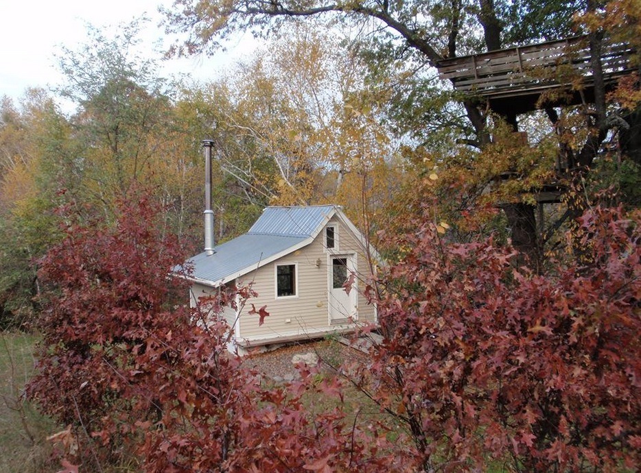 Tiny Cottage Under a Treehouse