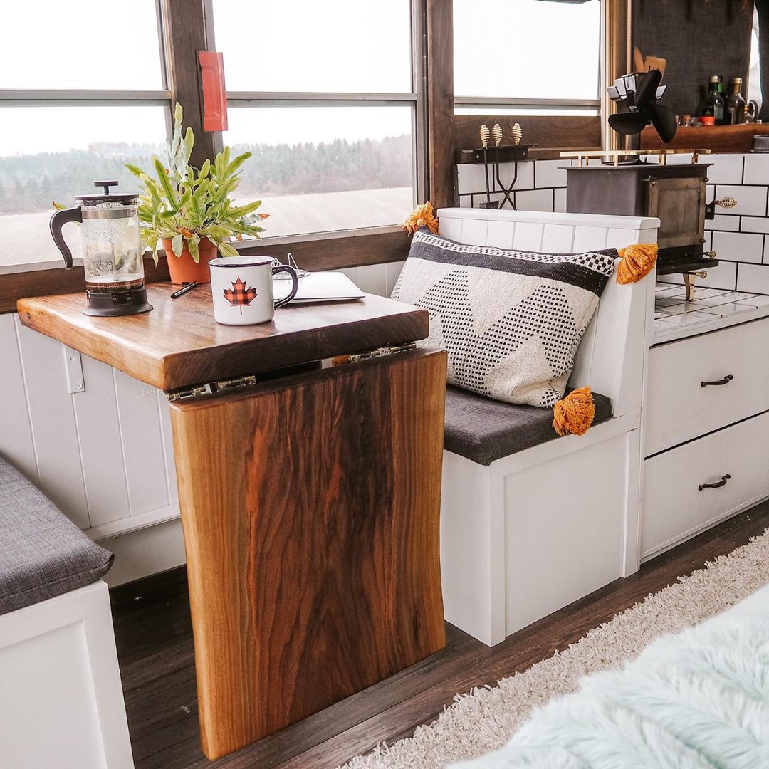 Marie & Ben’s Canadian Short Bus Conversion Lifestyle