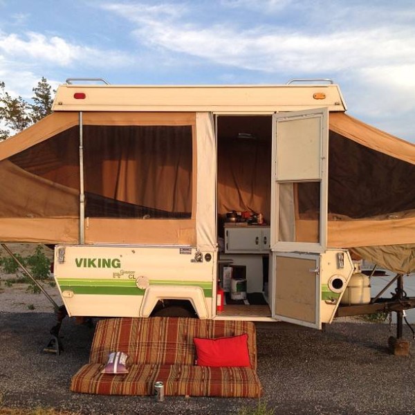 Man Converts Pop Up Trailer into Micro Cabin on Wheels