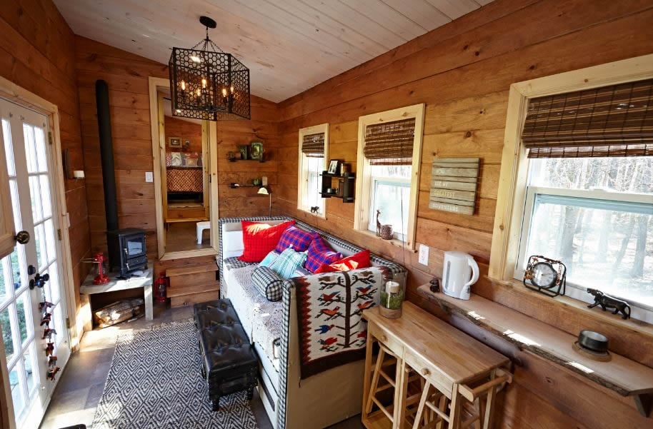 Nomad’s Nest 5th Wheel Tiny Home on Wheels by Wind River Tiny Homes
