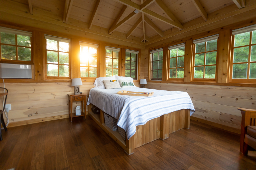 Two-Story Tree Cabin on a Working Farm