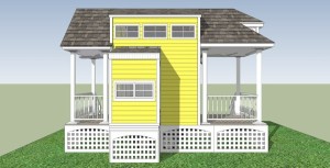 Man Invents Expandable Tiny Houses with Pop Outs