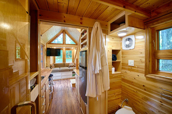 Incredible Tiny House with Sauna Bathroom