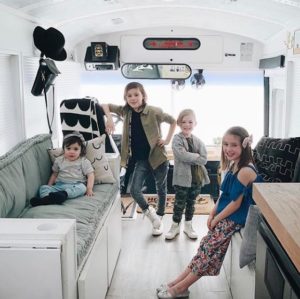 Family of Six Living Full Time in Skoolie