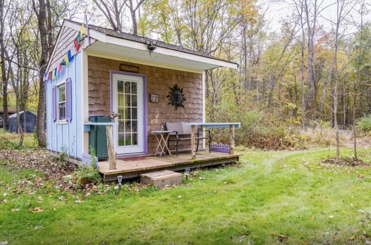 Off Grid Country Micro Cabin Vacation in New York