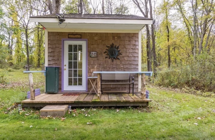 Off Grid Country Micro Cabin Vacation in New York