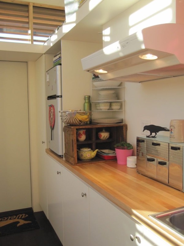 She moved into a modern 186-square-foot tiny house in Vancouver?