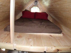 Tiny Log Cabin on a Trailer