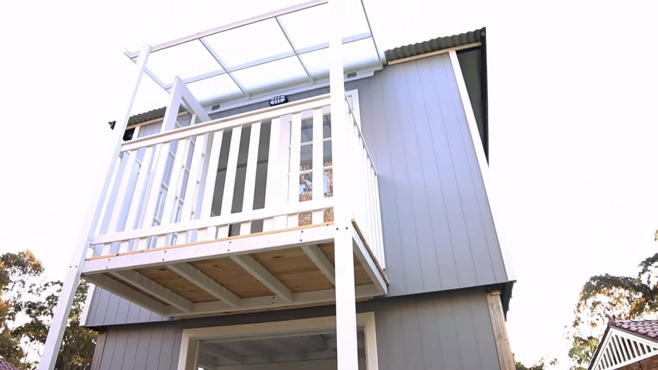 Modern Tiny Cabin and a Two-Story Pop-Up Tiny House!