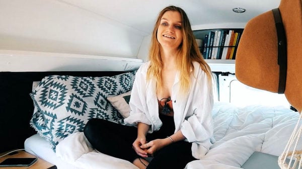 Emma Goes Everywhere in her 1997 Camper Van Conversion!