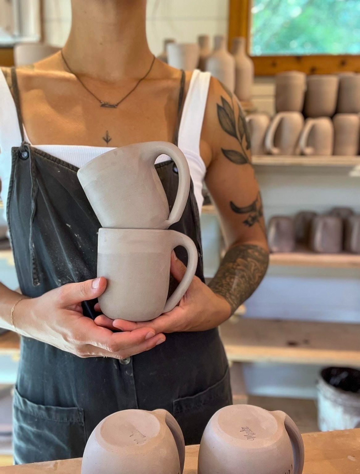 Her DIY Pottery Studio Tiny House!