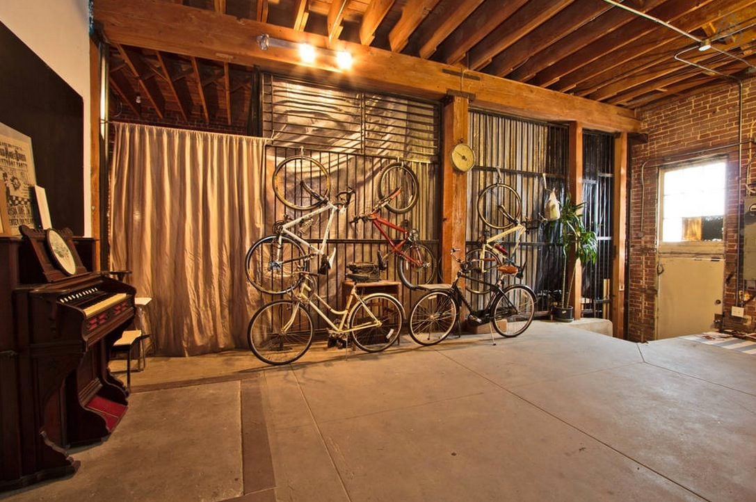 ’54 Alhoa 16′ Travel Trailer inside 6000 Sq. Ft. Warehouse
