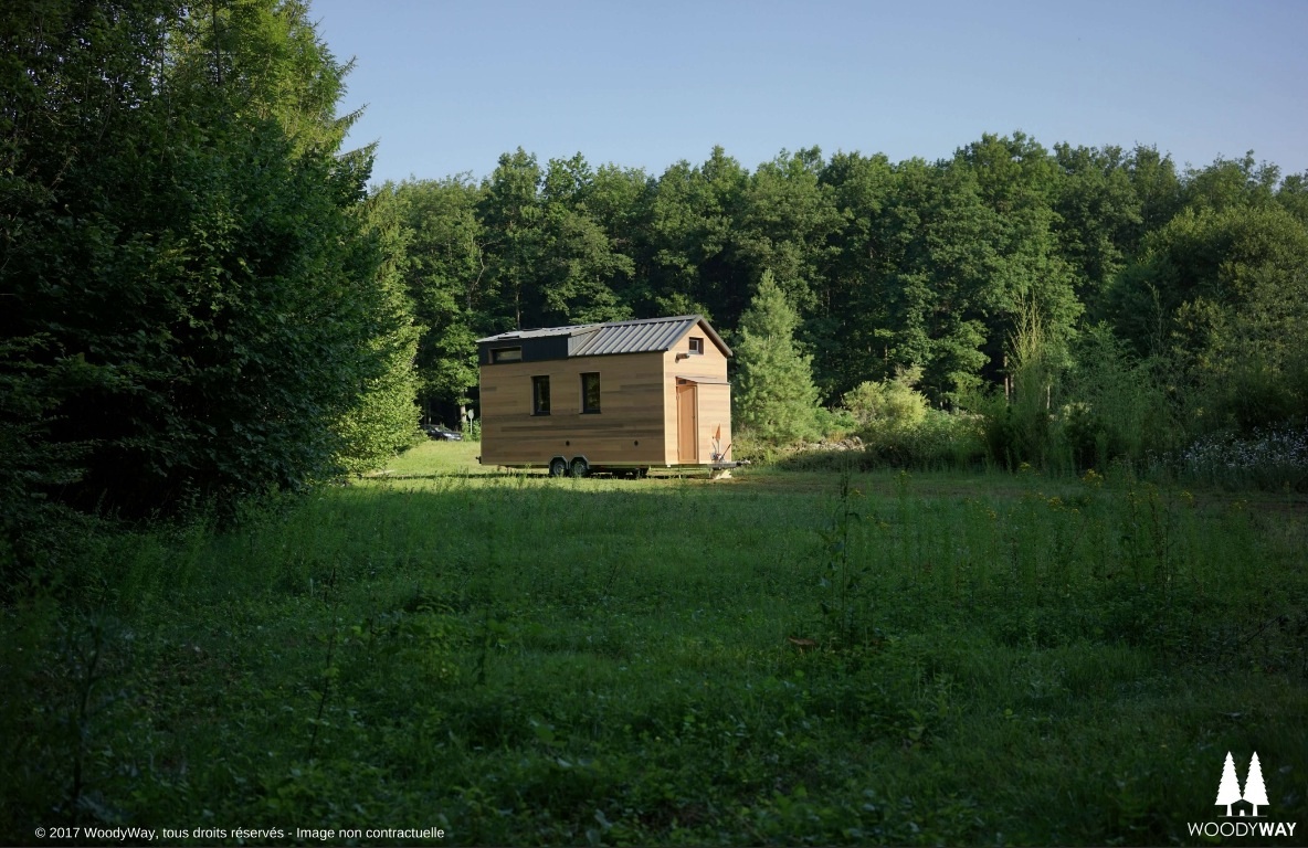 190 Sq. Ft. Tiny Cottage on Wheels by WoodyWay