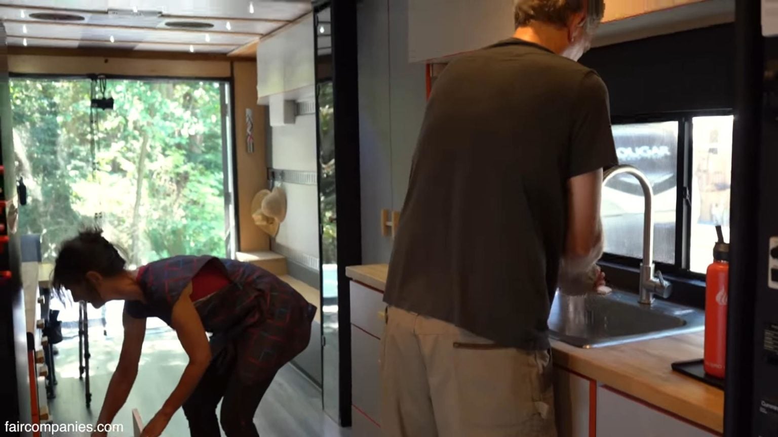 Tall Couple Design and Build Their Own Motorhome