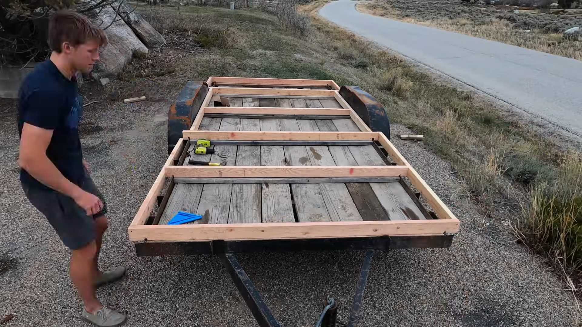 Building his Dream Tiny House for Under $8,000