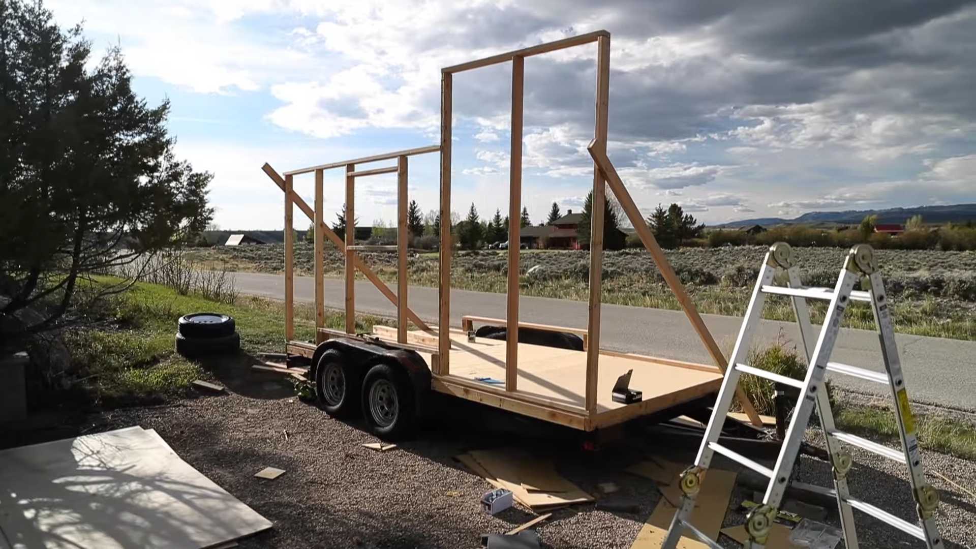 Building his Dream Tiny House for Under $8,000
