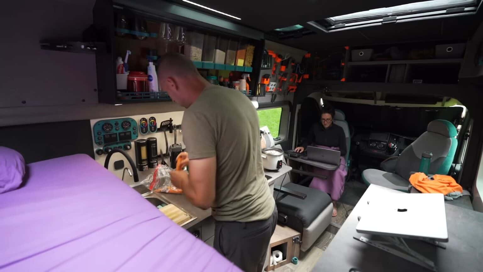 They Built The Most Futuristic Van Conversion For $25K