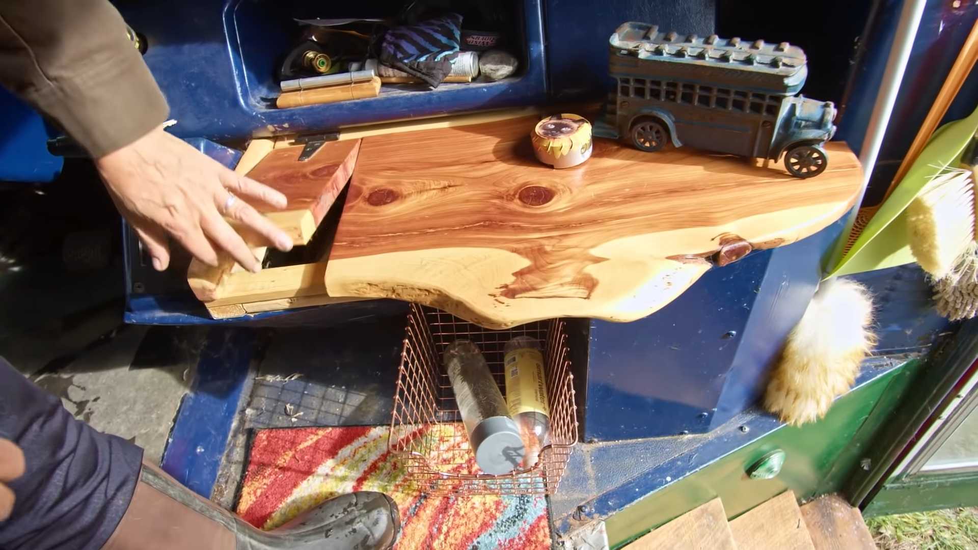 Single Mom Builds School Bus Tiny Home on a Budget