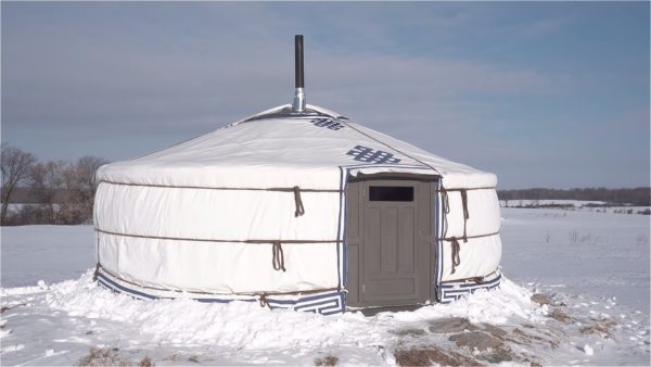 Living Tiny in a Traditional Mongolian Yurt with a Modern Twist: Floor ...